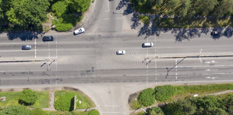 Asphalt Road, View from Above Stock Image - Image of pattern, road ...
