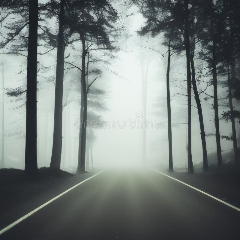 Foggy Highway Stock Illustrations – 315 Foggy Highway Stock ...
