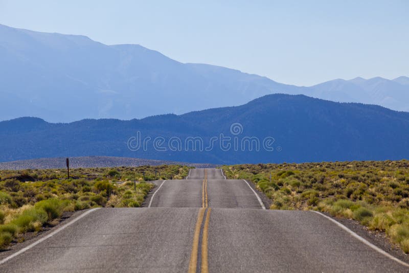 Asphalt Road, Highway, Yellow Lane, Stock Photo - Image of nature, hill ...