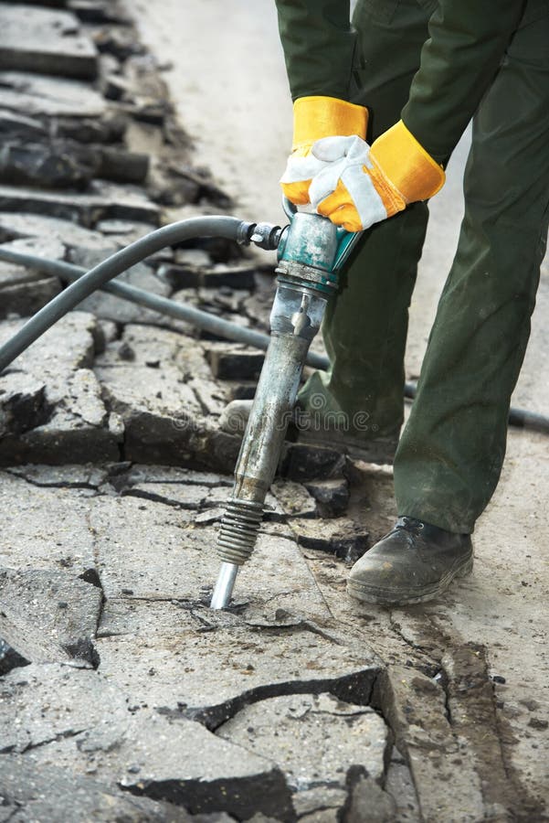 Jackhammer stock photo. Image of clay, foreman, drilling - 539170