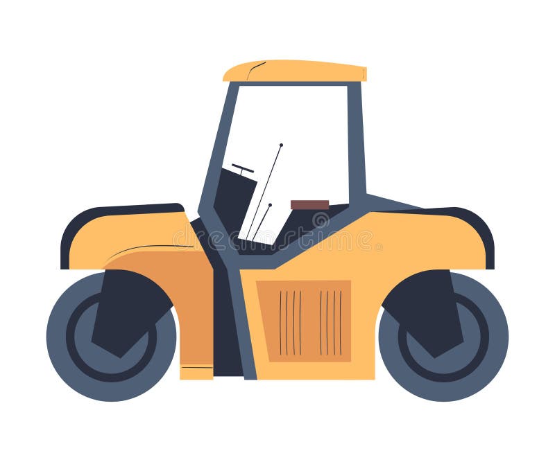 Asphalt Road Roller or Roller-compactor As Heavy Machine for Repair ...