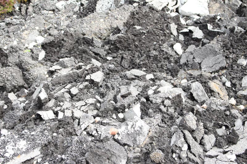 Road from Rubble. Texture of Rubble Stock Photo - Image of closeup ...