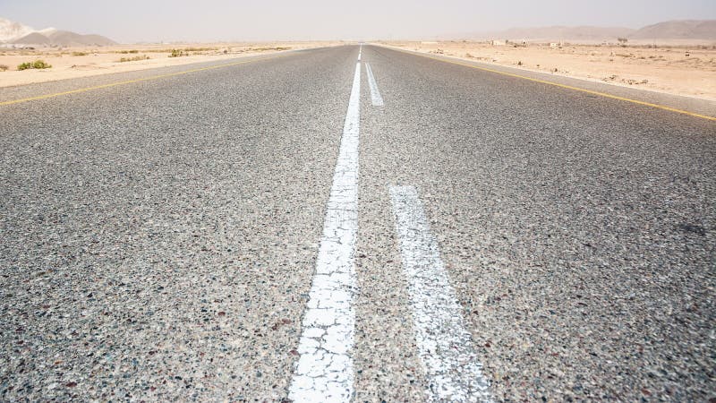 Straight Desert Highway Road Stock Image - Image of scenic, sisters ...