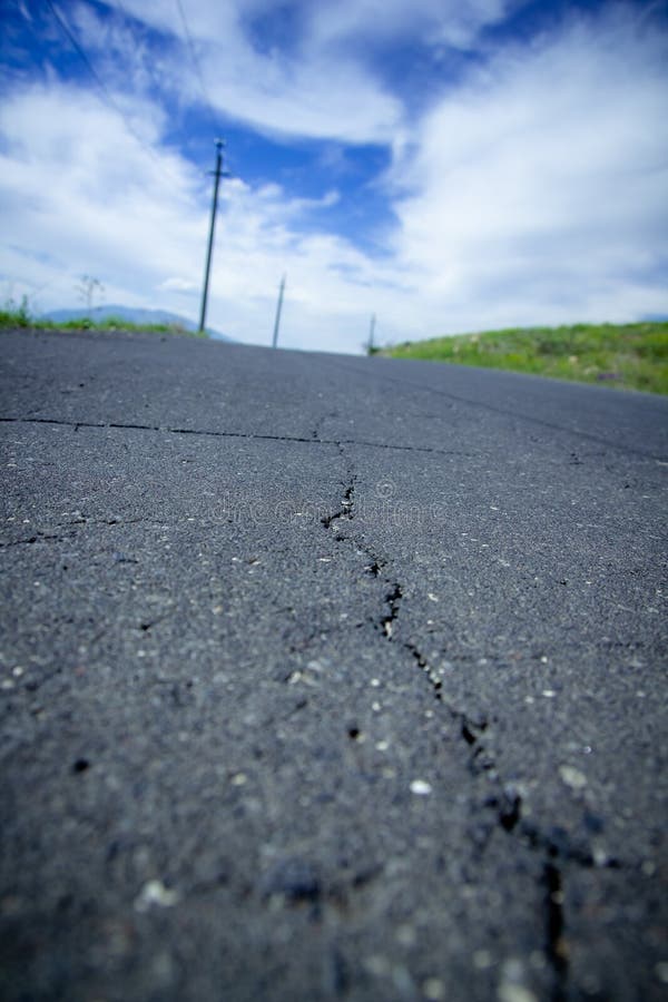 Asphalt Road, Asphalt Texture, Cracked Asphalt Texture Stock Image ...
