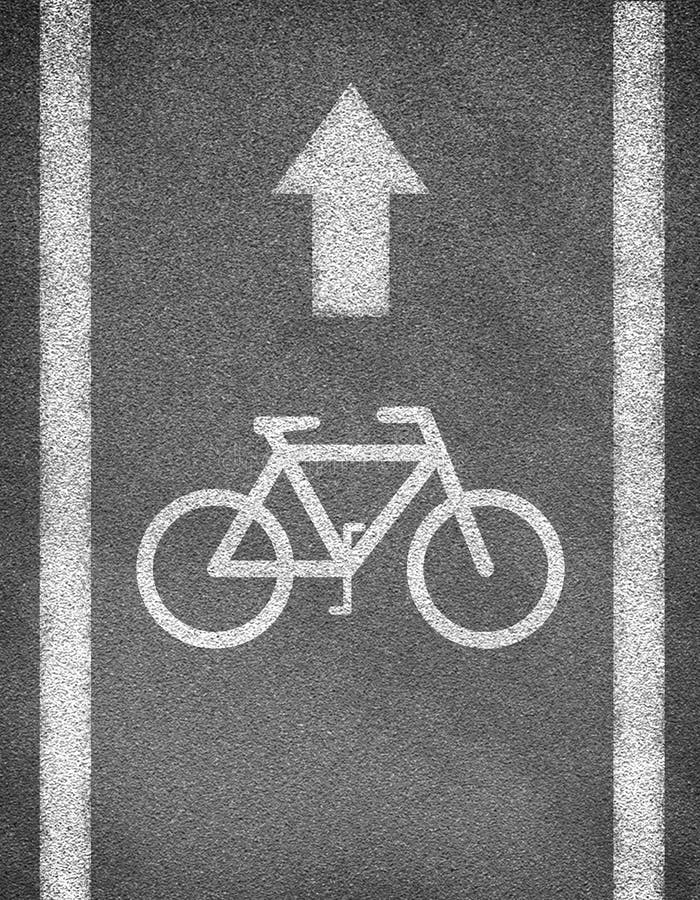 Asphalt Road Texture with Two Line and Bicycle Stock Photo - Image of ...