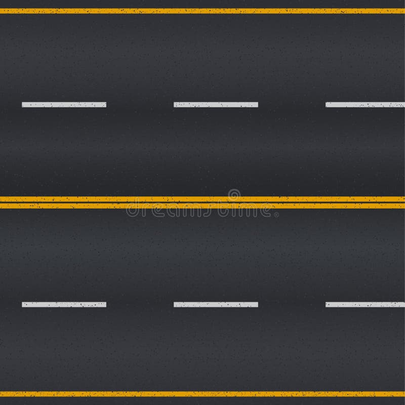 Asphalt road. stock vector. Illustration of direction - 46620112