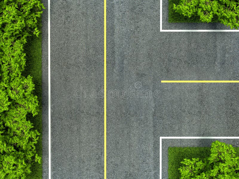 Asphalt Road Texture,yellow and White Line on Road Stock Illustration ...