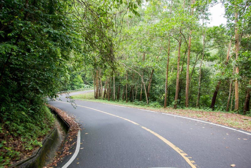 Asphalt Road Up To the Hill Stock Photo - Image of summer, urban: 209471080