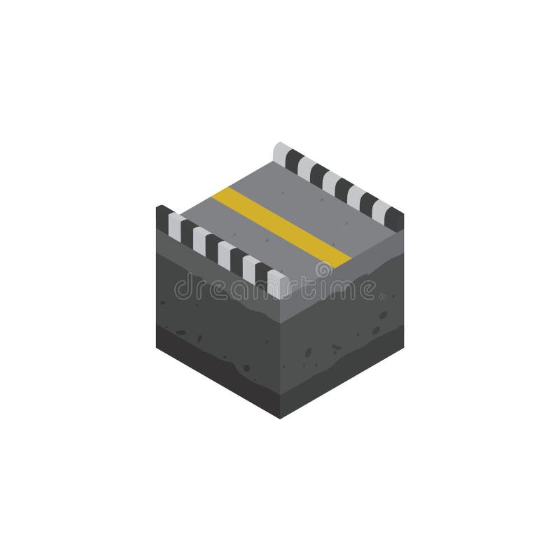 Asphalt Road. Vector Illustration Decorative Design Stock Vector ...