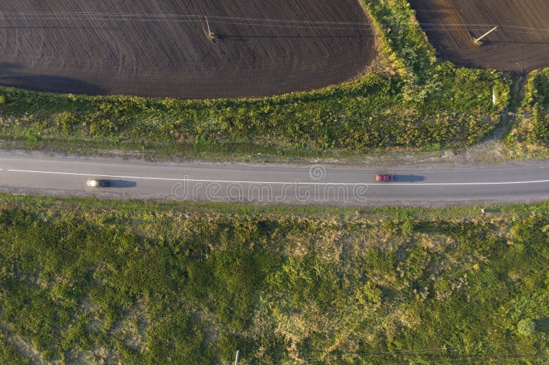 Asphalt Road, View from Above Stock Photo - Image of asphalt, highway ...