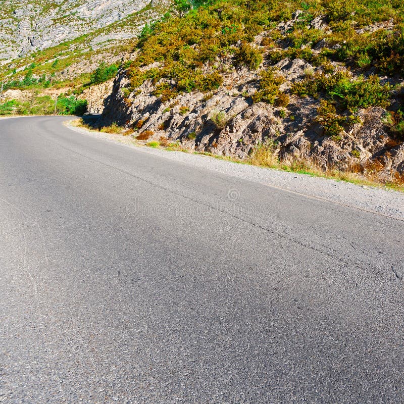Asphalt Road stock image. Image of outdoor, canyon, grass - 88028753