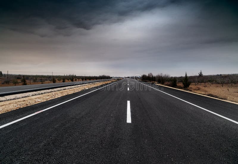 Asphalt roads stock image. Image of double, background - 105608249