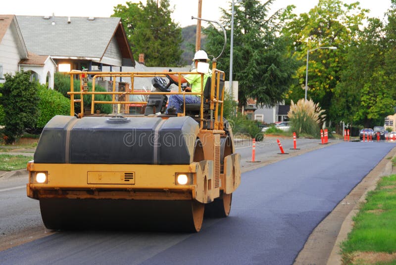 Asphalt Roller stock image. Image of machinery, equipment - 31755665