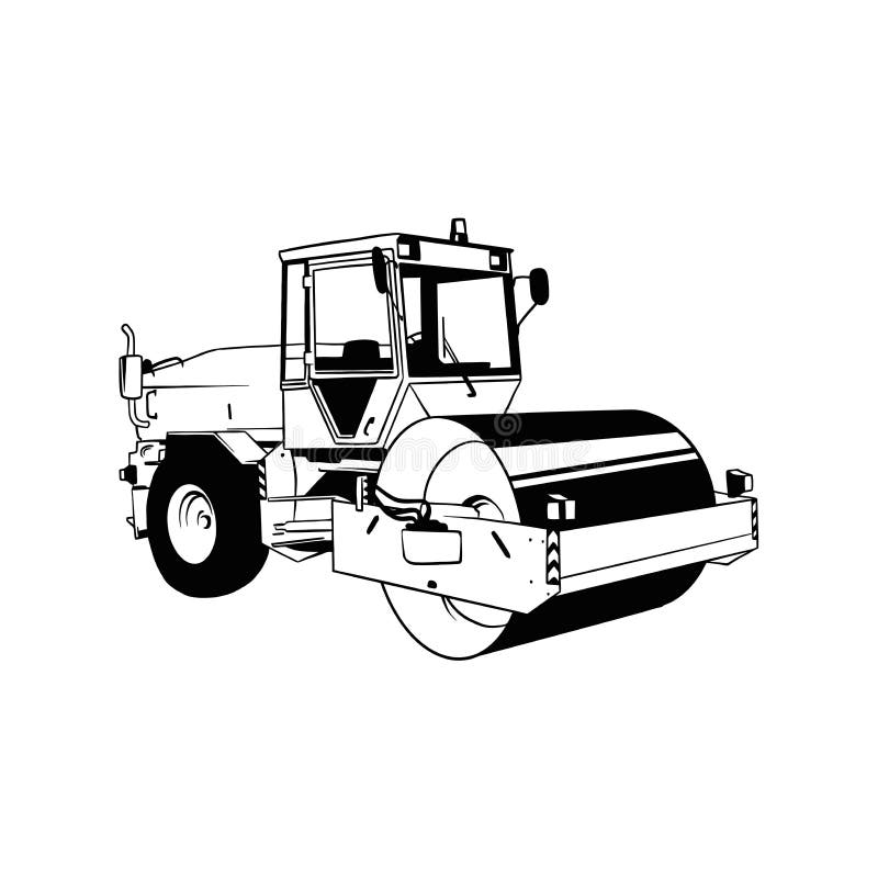 Detailed Asphalt Steam Roller - Compactor Equipment Builder ...