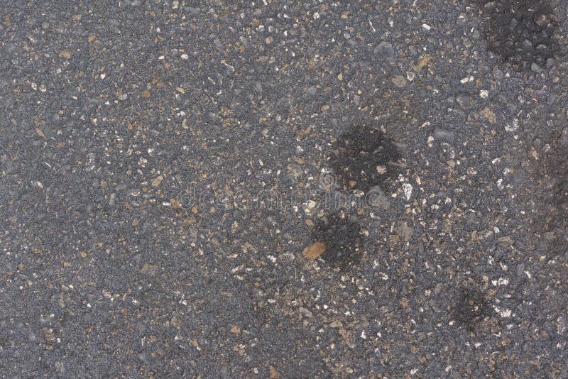 Asphalt Surface with Oil or Grease Stock Photo - Image of texture ...