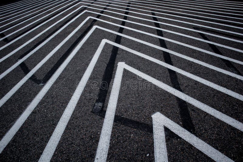 Asphalt Surface of Road with Lines Abstract Background Stock Image ...