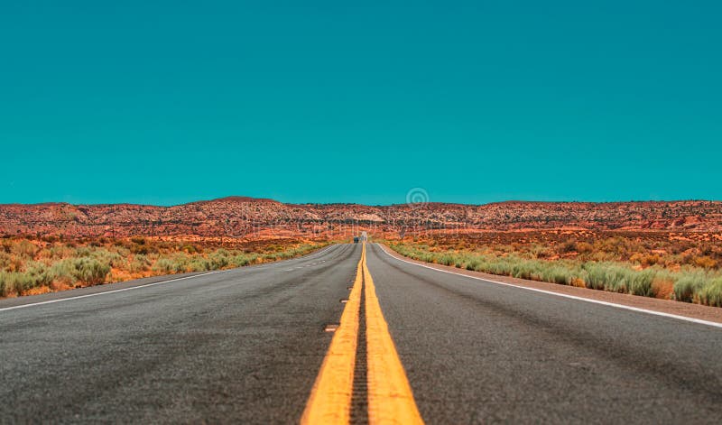 Asphalt Texture, Way Background. Highway Road and Sky Landscape. Open ...
