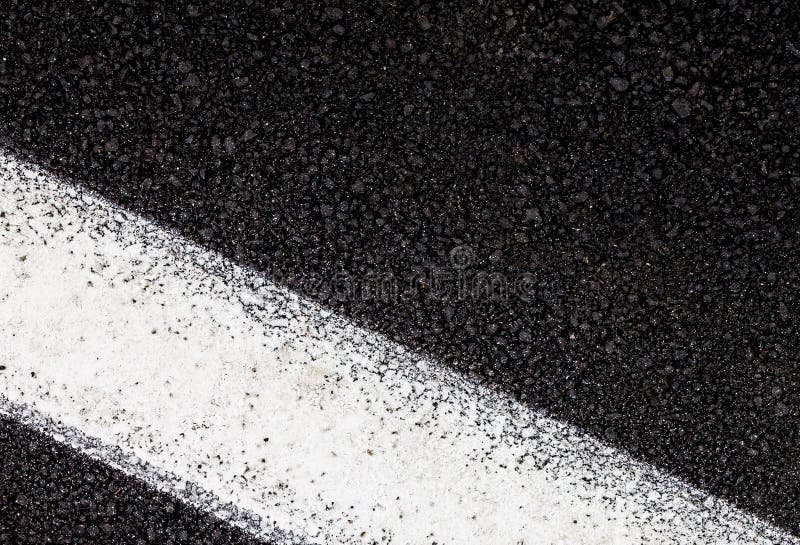 Asphalt Texture with White Line Stock Photo - Image of roadway, grainy ...