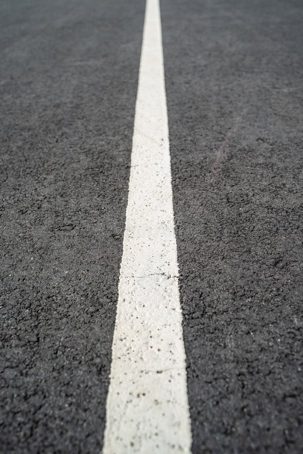 Asphalt with a white line stock image. Image of travel - 116945245
