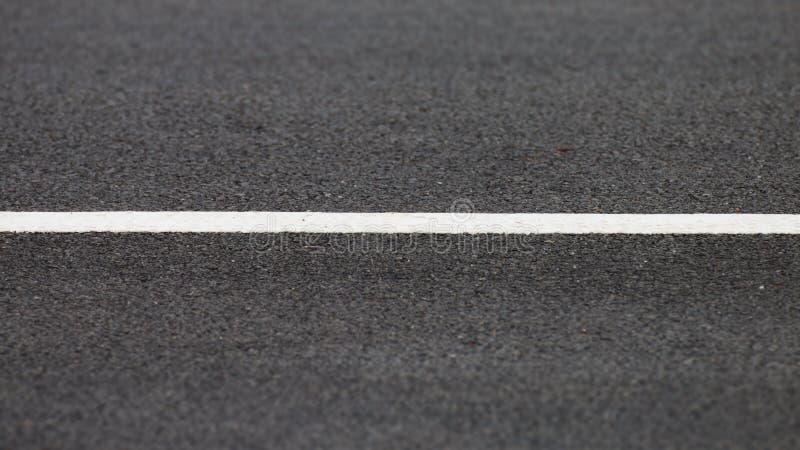 Asphalt with White Road Line Stock Photo - Image of single, urban: 66654546