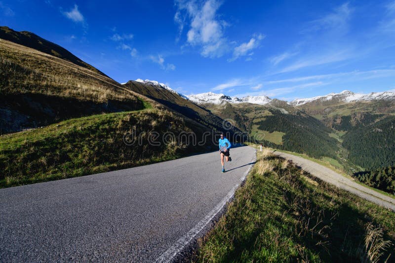 Lonely Runner Lady Young Caucasian Girl at the Beach in Barefoot Style ...