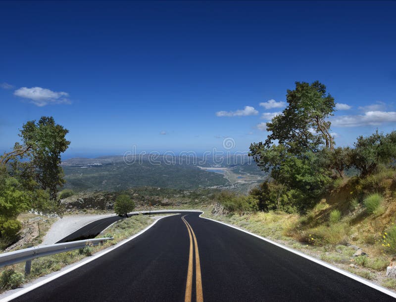Asphalted road stock image. Image of blue, europe, road - 42291933