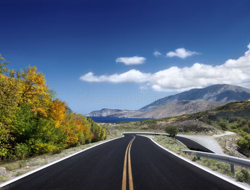 Asphalted road to the stock image. Image of central - 105307849