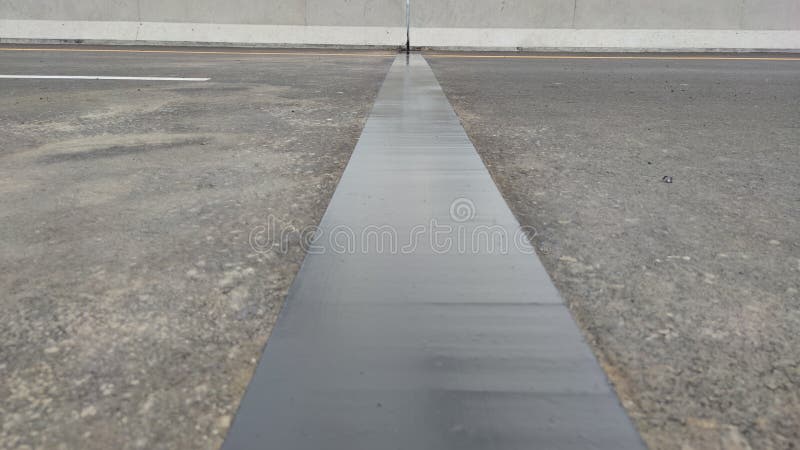 Asphaltic Plug Joints for Bridge Stock Photo - Image of infrastructure ...