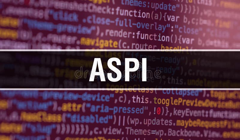 ASPI with Abstract Technology Binary Code Background.Digital Binary ... ASPI with Abstract Technology Binary Code Background.Digital Binary ...