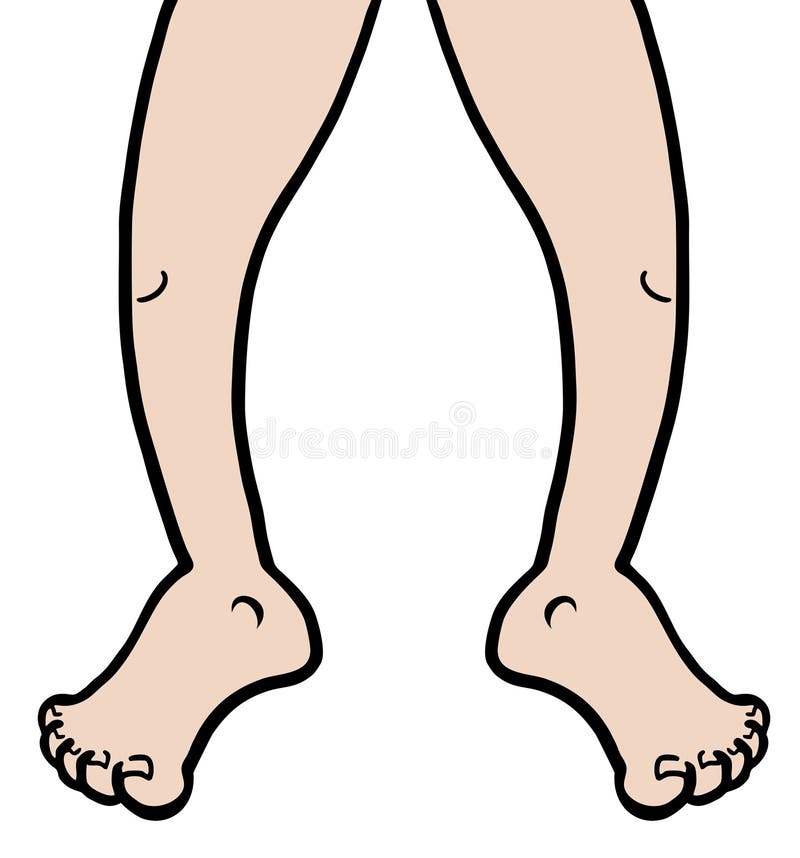 Les jambes dessinent illustration de vecteur. Illustration du ...
