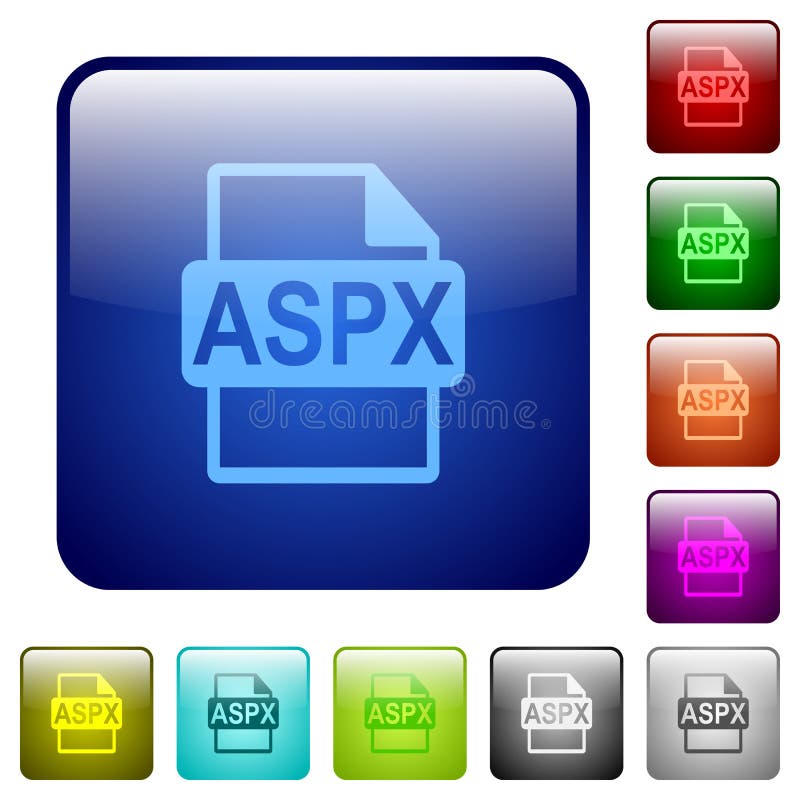 ASPX File Format Beveled Buttons Stock Vector - Illustration of data ... ASPX File Format Beveled Buttons Stock Vector - Illustration of data ...