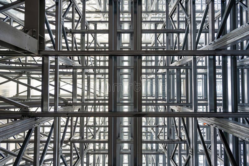 ASRS Clad Rack Structural Framework Close Up Photograph Frog ...