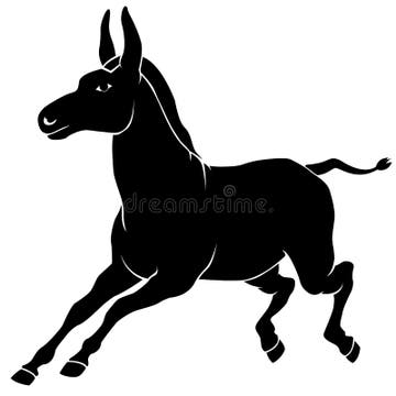 Donkey Running Stock Illustrations – 579 Donkey Running Stock ...