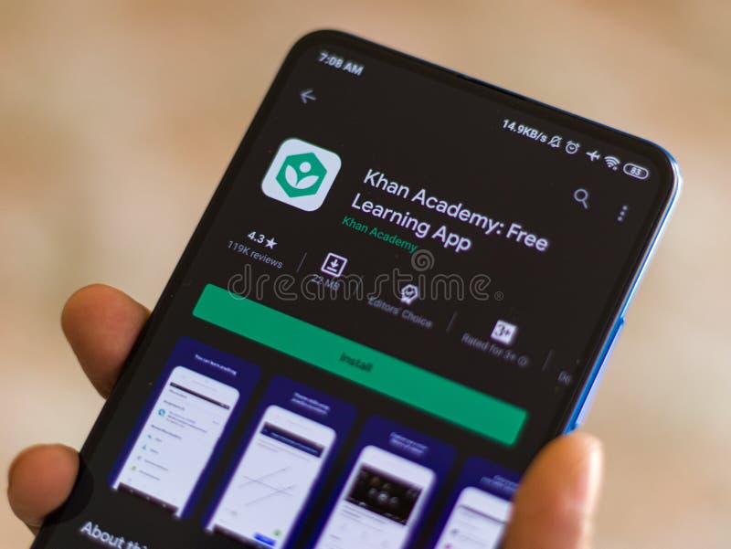 Assam, India - April 20, 2020 : Khan Academy Free Learning App ...