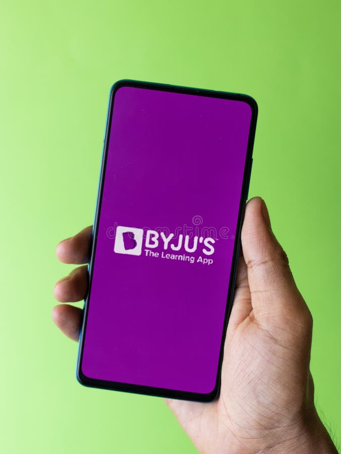 Assam, India - August 10, 2020 : Byju S, the Learning App Logo on Phone ...