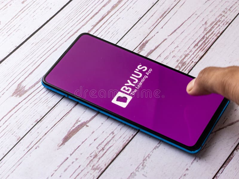 Assam, India - August 10, 2020 : Byju S, the Learning App Logo on Phone ...