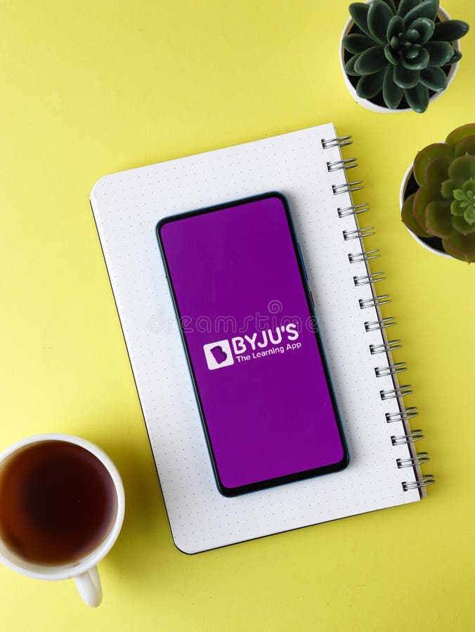 Assam, India - August 10, 2020 : Byju S, the Learning App Logo on Phone ...