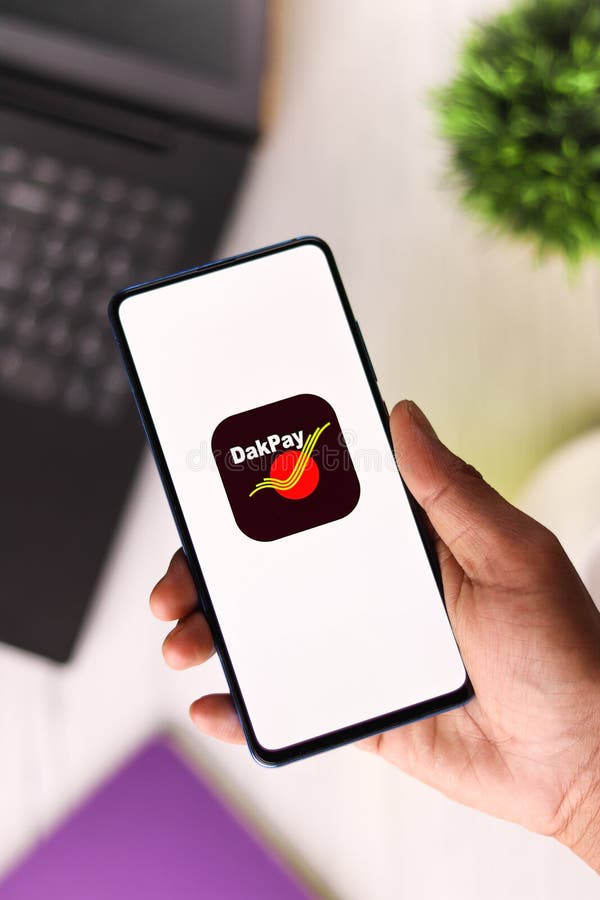 Assam, India - August 6, 2021 : DakPay Logo on Phone Screen Stock Image ...