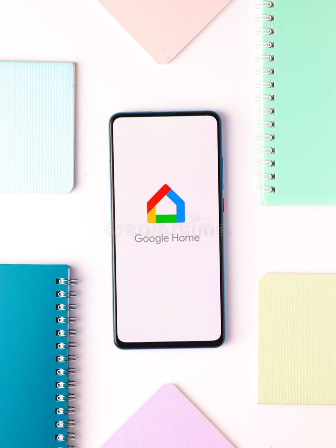 Assam, India - August 27, 2020 : Google Home Logo on Phone Screen Stock ...