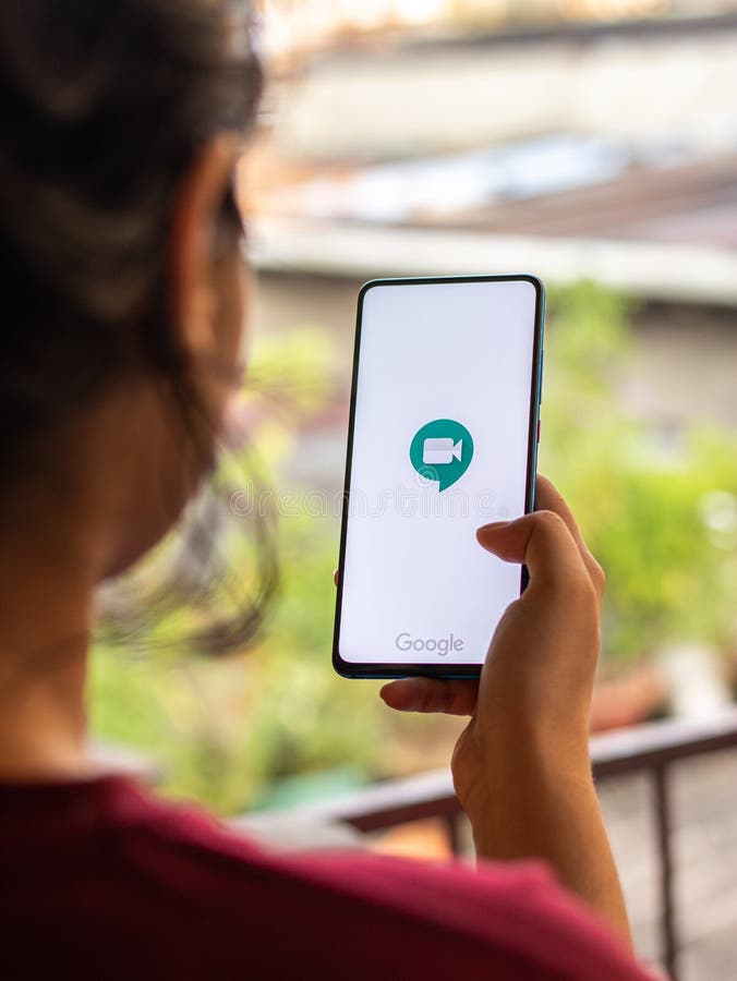 Assam, India - August 12, 2020 : Google Meet a Video Comunication App ...