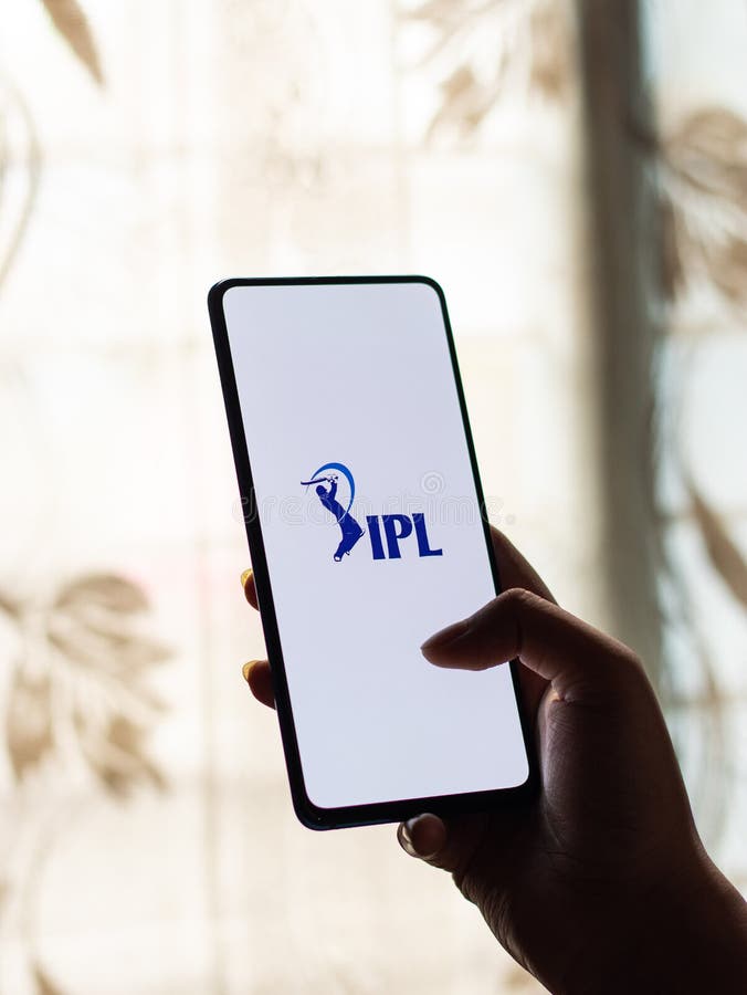Assam, India - August 27, 2020 : IPL Logo on Phone Screen Stock Image ...