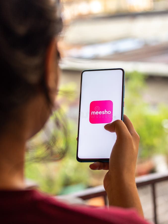 Assam, India - August 12, 2020 : Meesho a Selling App Logo on Phone ...