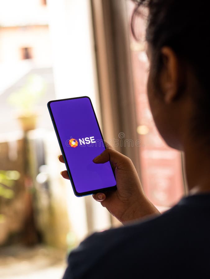Assam, India - August 27, 2020 : NSE Logo on Phone Screen Stock Image ...