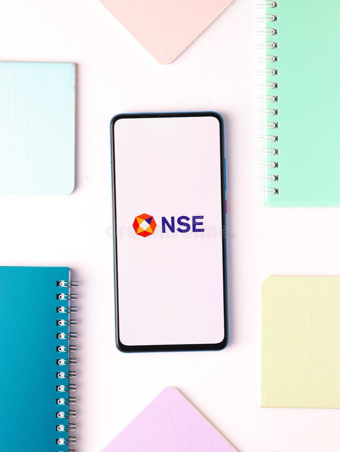 Assam, India - August 27, 2020 : NSE Logo on Phone Screen Stock Image ...