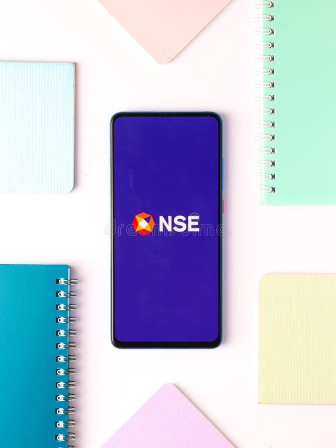 Assam, India - August 27, 2020 : NSE Logo on Phone Screen Stock Image ...