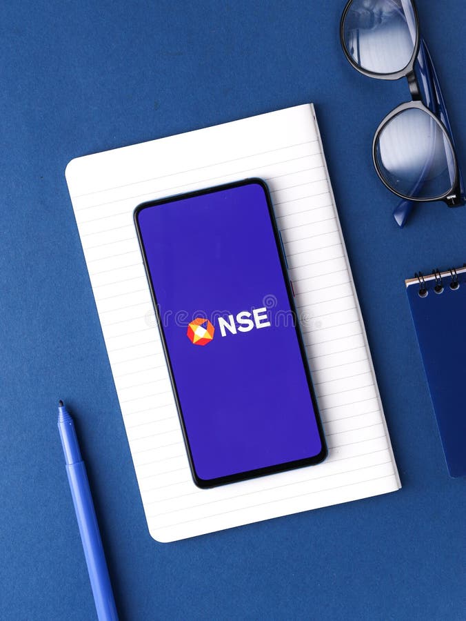 Assam, India - August 27, 2020 : NSE Logo on Phone Screen Stock Image ...