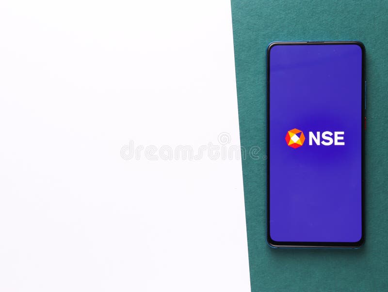 Assam, India - August 27, 2020 : NSE Logo on Phone Screen Stock Image ...