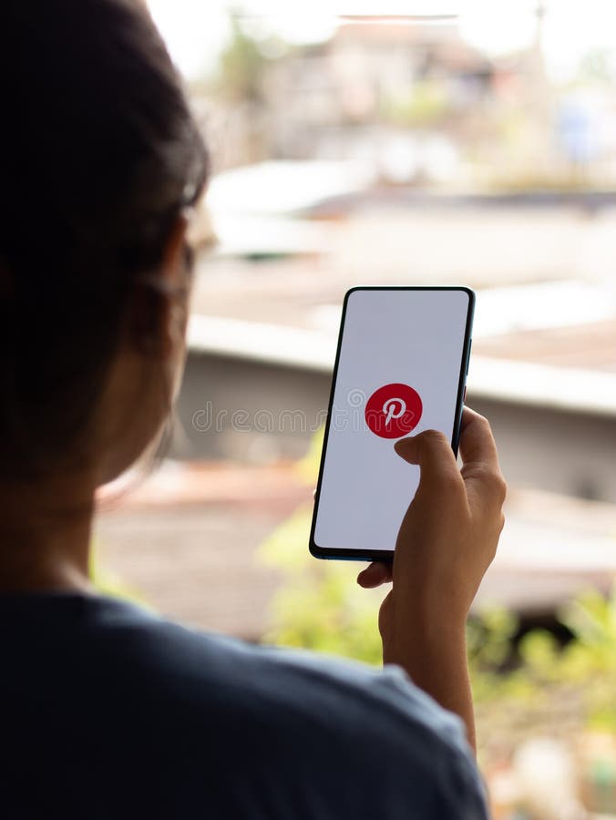 Assam, India - August 22, 2020 : Pinterest Logo on Phone Screen Stock ...