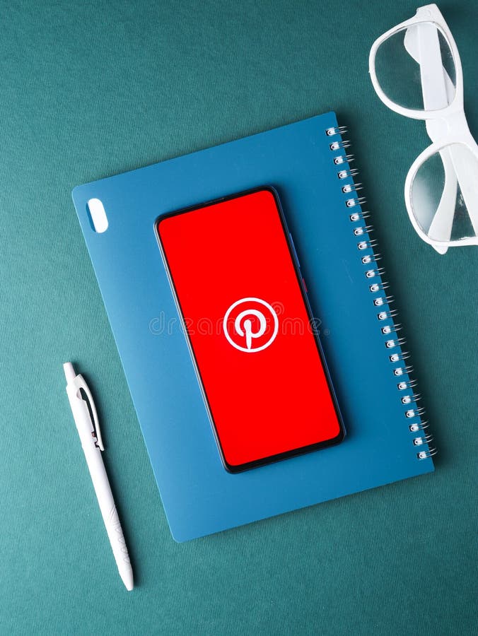 Assam, India - August 22, 2020 : Pinterest Logo on Phone Screen Stock ...