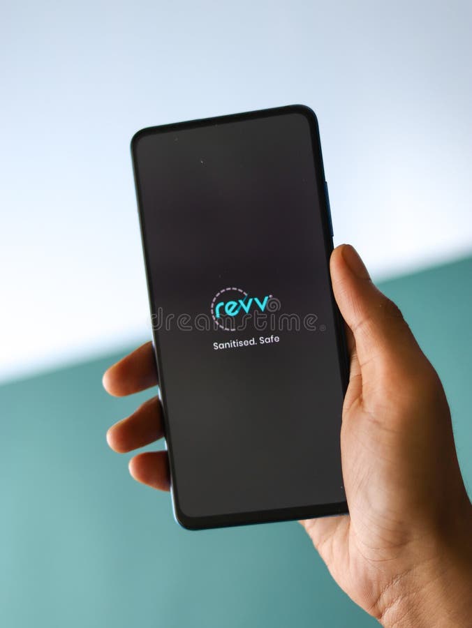 Assam, India - August 22, 2020 : Revv Logo on Phone Screen Stock Image ...